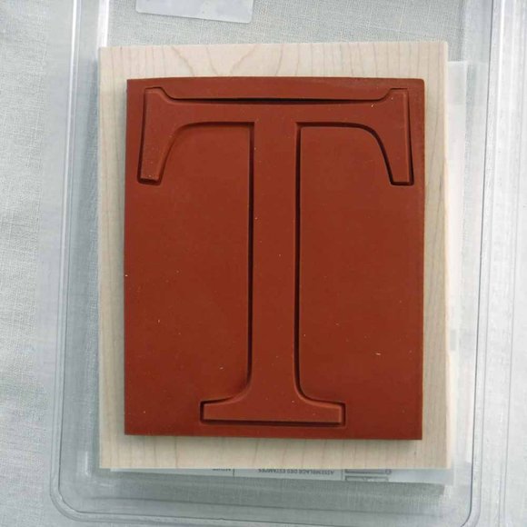 Stampin' Up! | Office | Stampin Up Monogram T Stamp New | Poshmark